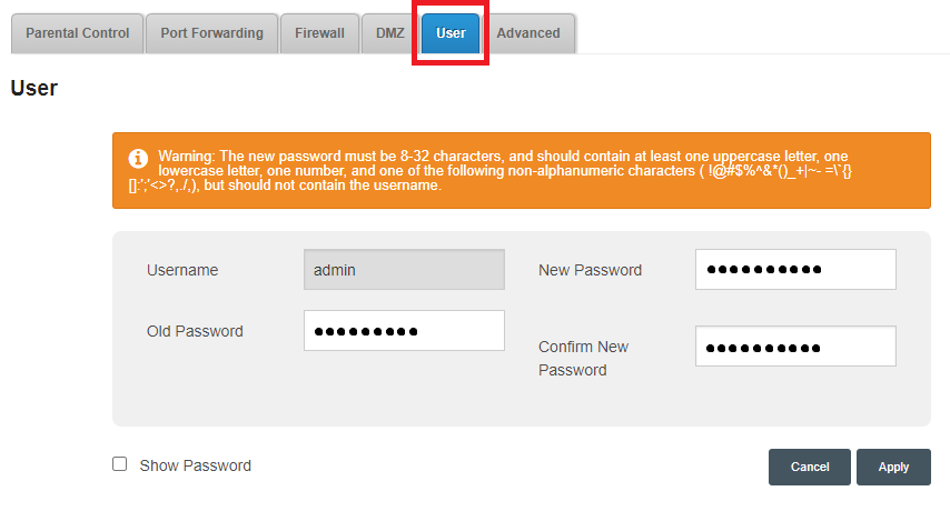 How to change your TPG modem password | TPG Support